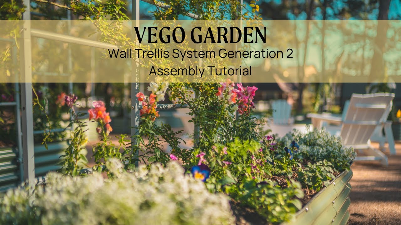Wall Trellis System Generation 2 Assembly Tutorial | Vego Garden