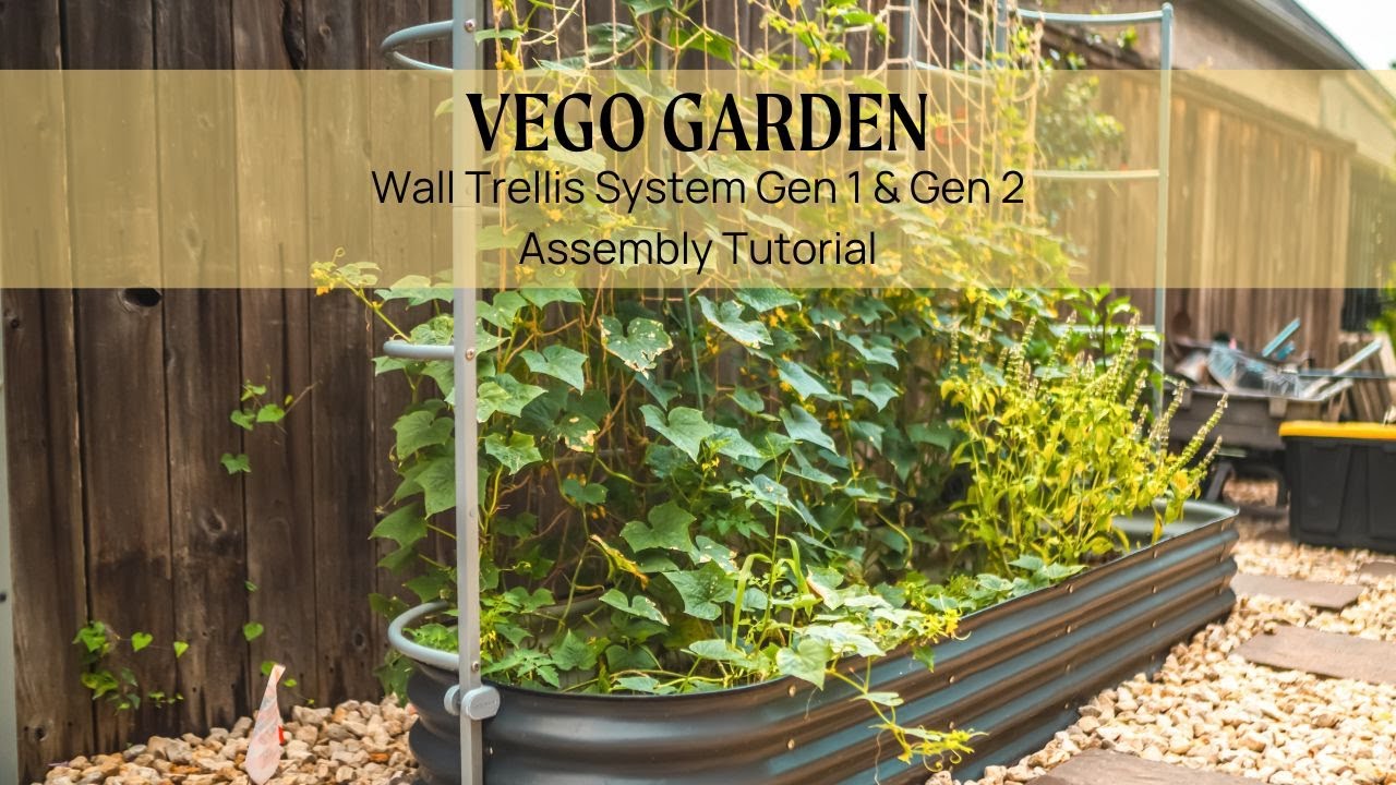 Wall Trellis Assembly Tutorial Gen 1 & Gen 2 | Vego Garden