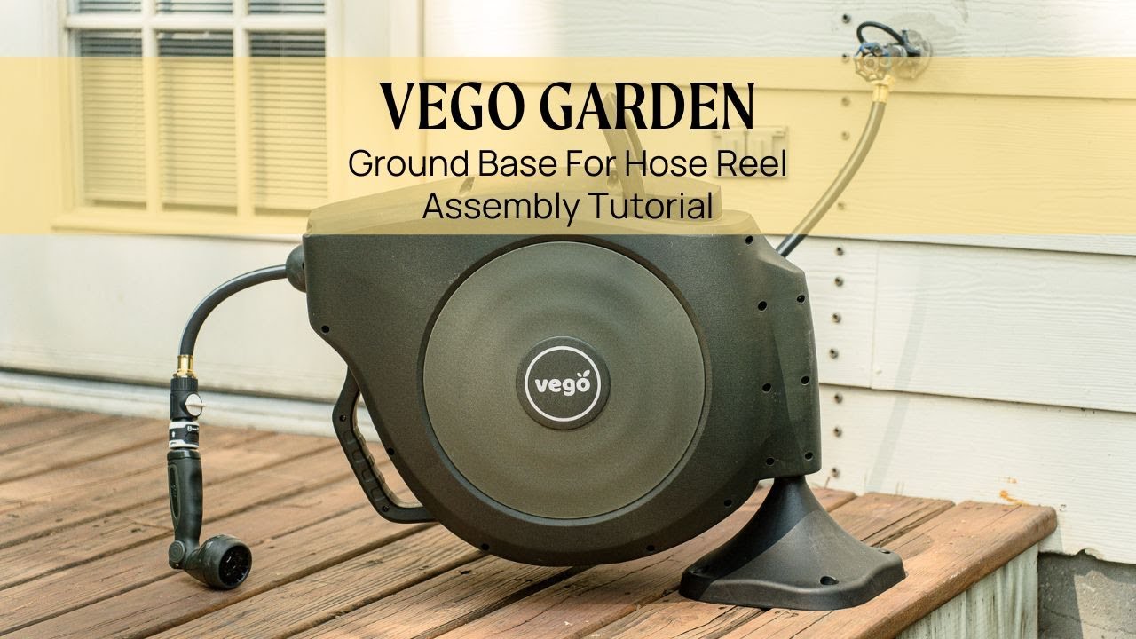 Ground Base For Hose Reel Assembly Tutorial | Vego Garden
