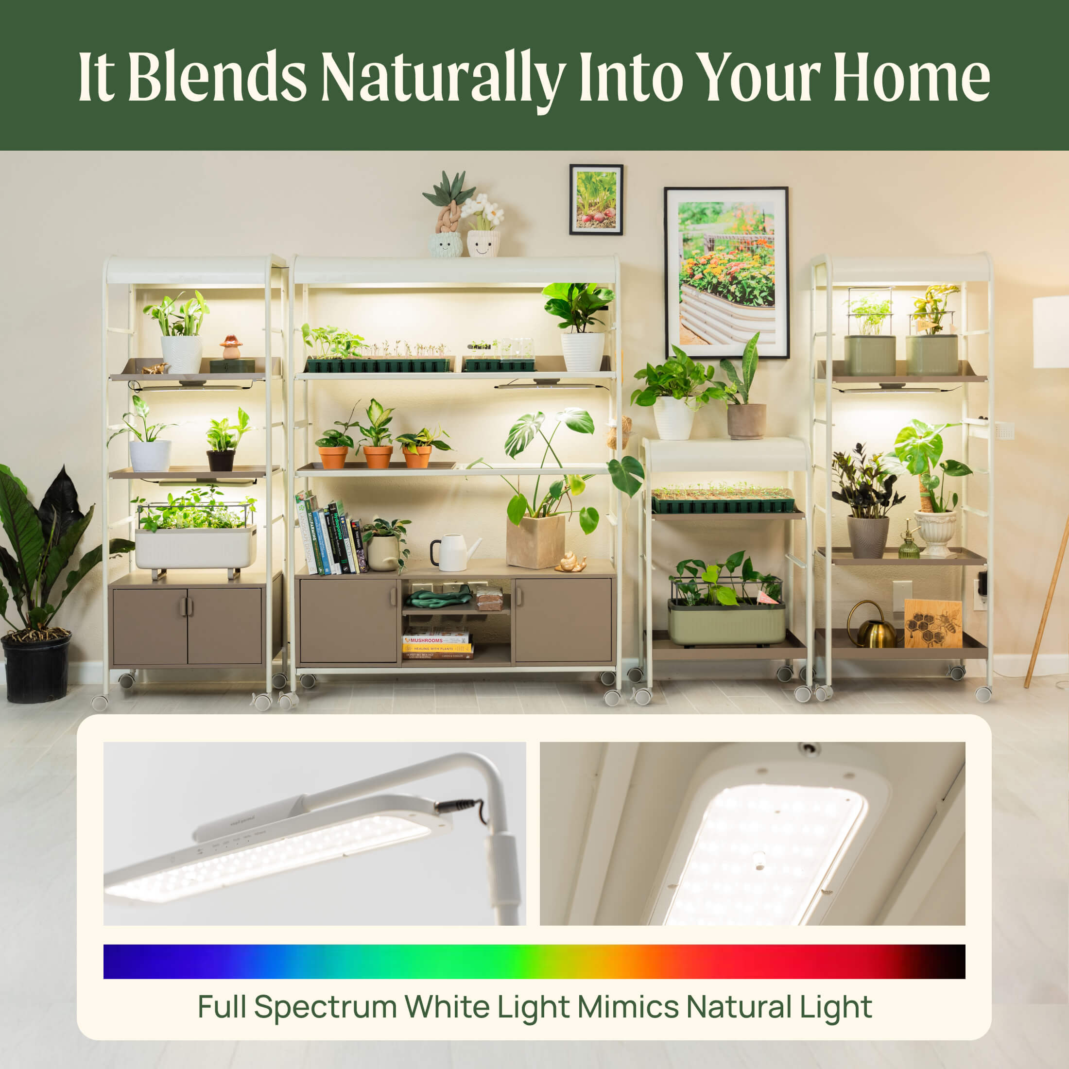 Floor Grow Light Garden
