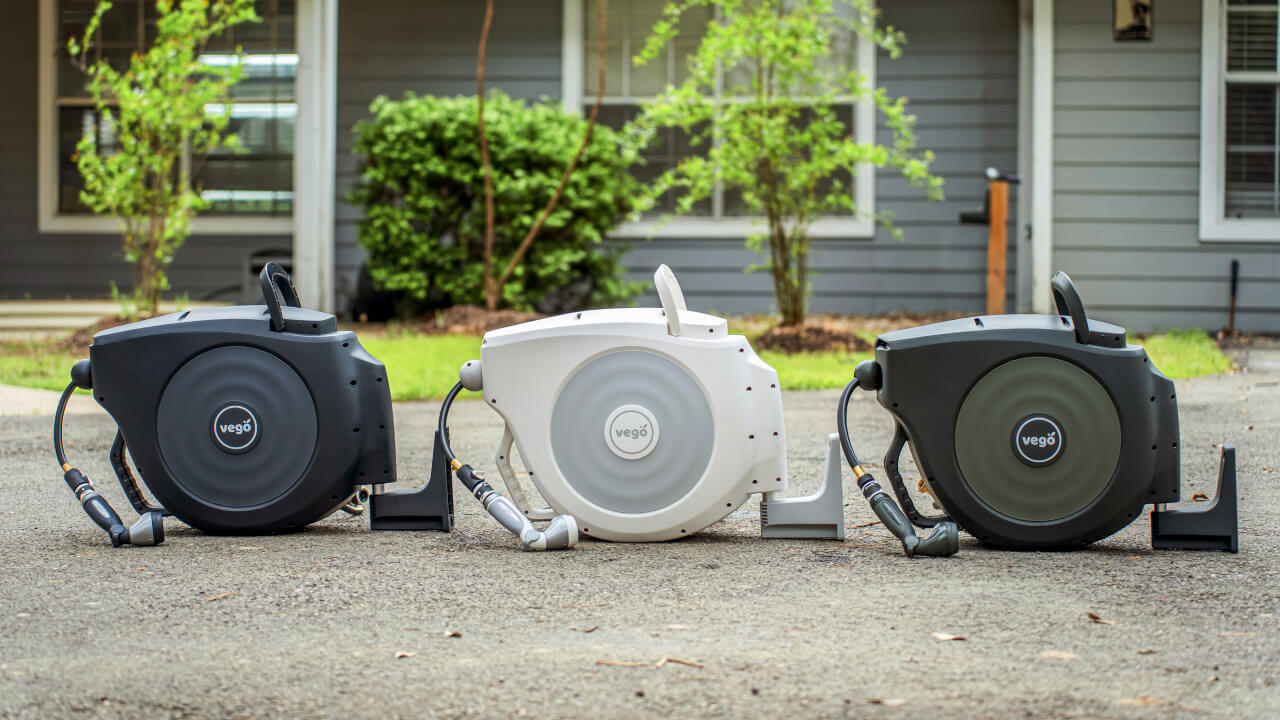 Shop Quality Retractable Garden Hose & Self-Retracting Reel – Vego Garden