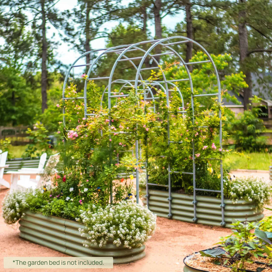 Arched Trellis System Enhance Your Garden With Garden Trellis Vego