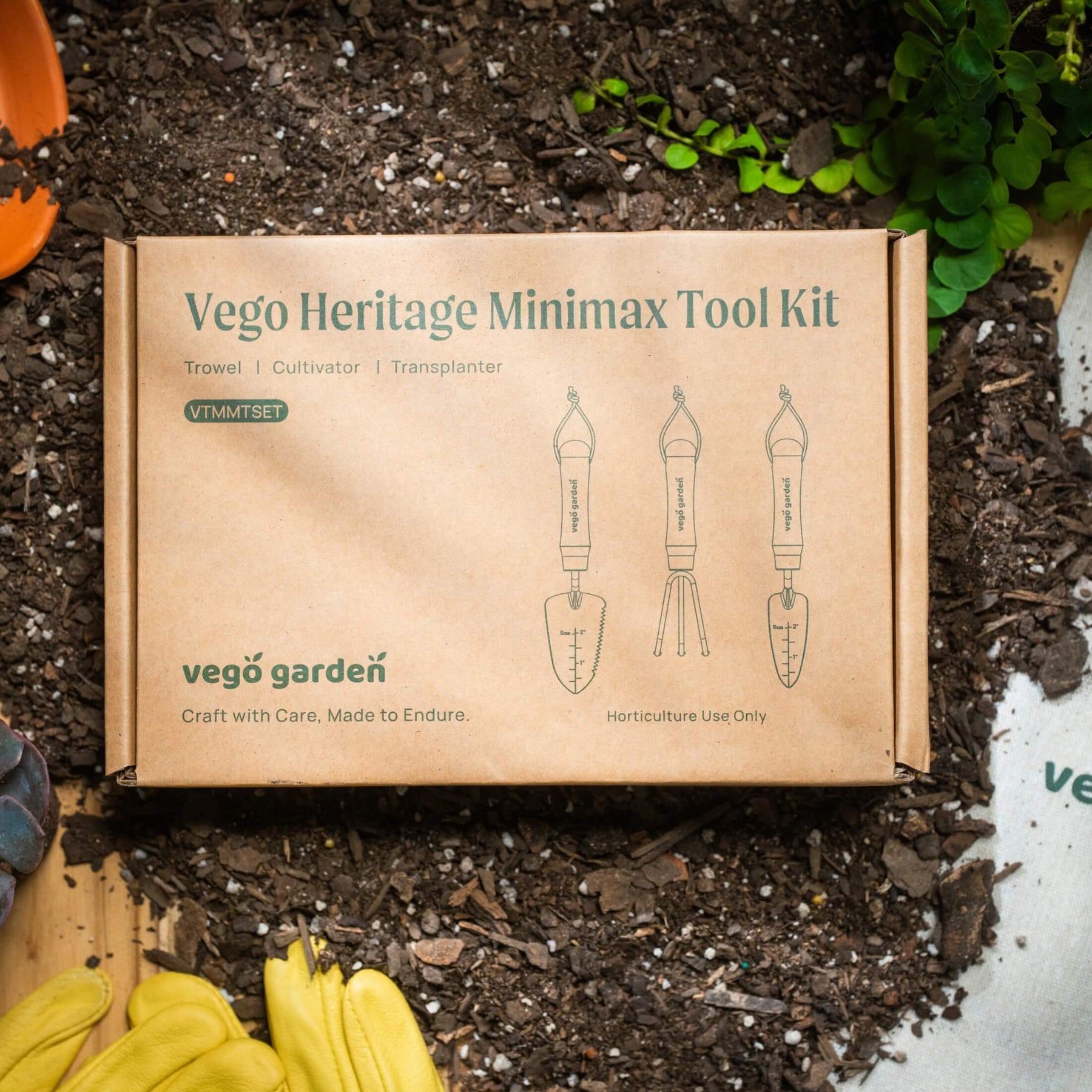 Heritage Minimax 3-Piece Garden Tool Set | Vego Garden