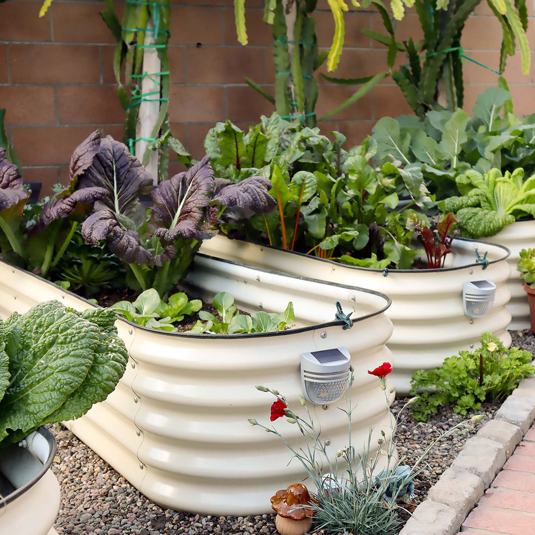 17" Tall 9 in 1 Modular Metal Raised Garden Bed | Vego Garden