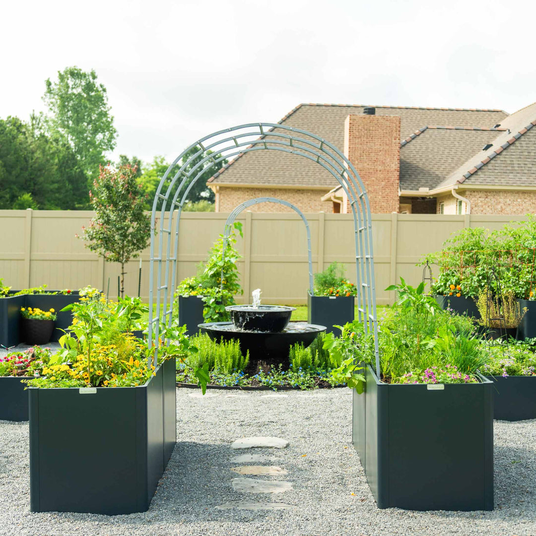 32" Tall Modern Raised Garden Beds 42" x 83" | Vego Garden
