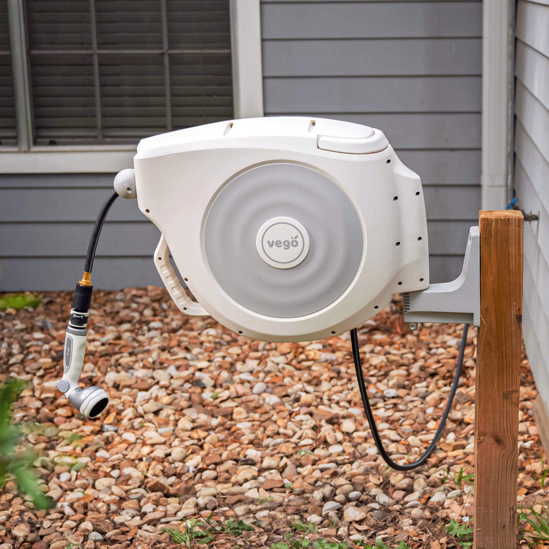 Shop Quality Retractable Garden Hose & Self-Retracting Reel – Vego Garden