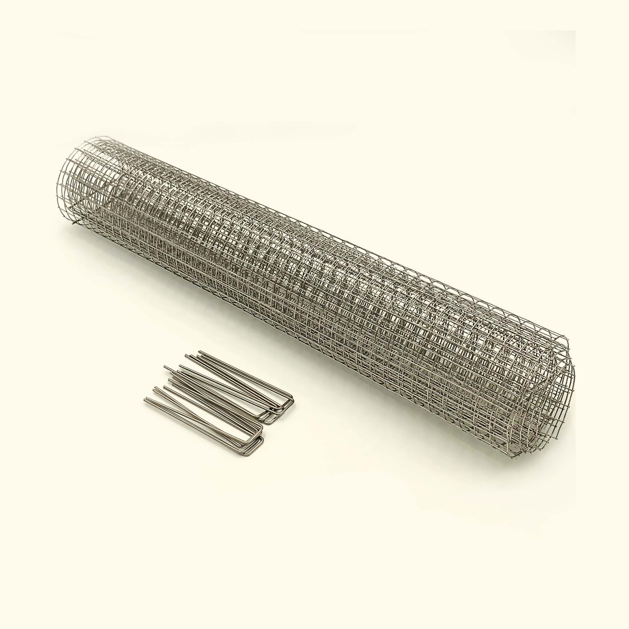 Stainless Steel Gopher Net & Staples Kit | Gopher Wire | Vego Garden